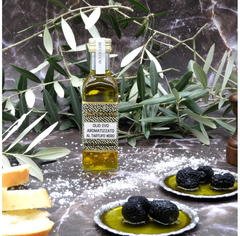 EVO Oil Flavored with Umbrian Black Truffle - Bolognami